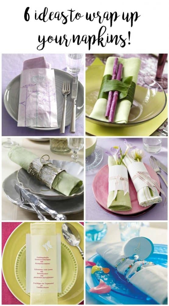 6 Napkin Ideas for your Tabletop - Celebrations at Home