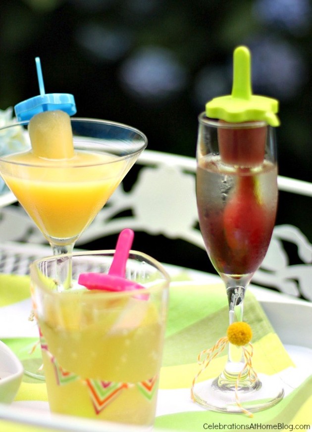 Juice Pop Cocktails & Mocktails - Celebrations at Home
