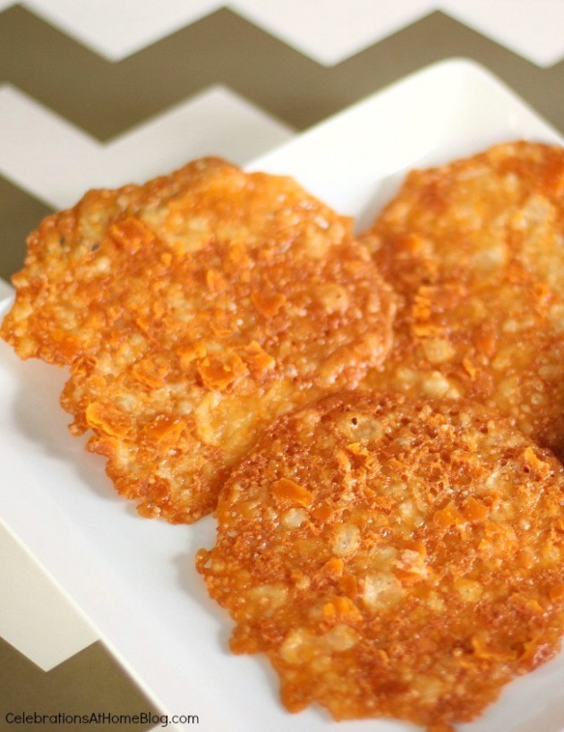 Cheese Crisps Recipe - Celebrations at Home