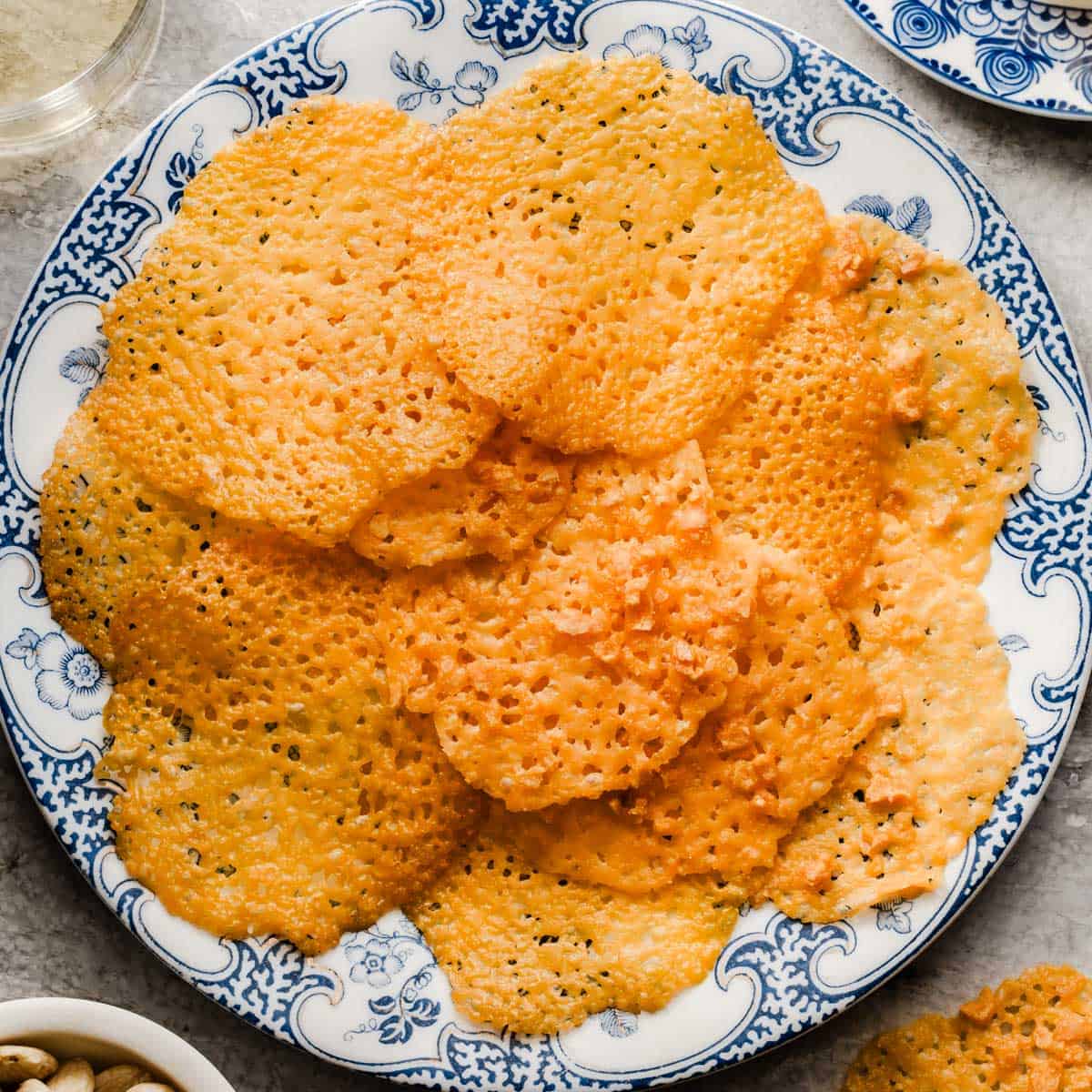 Easy Cheese Crisps Recipe - Celebrations at Home