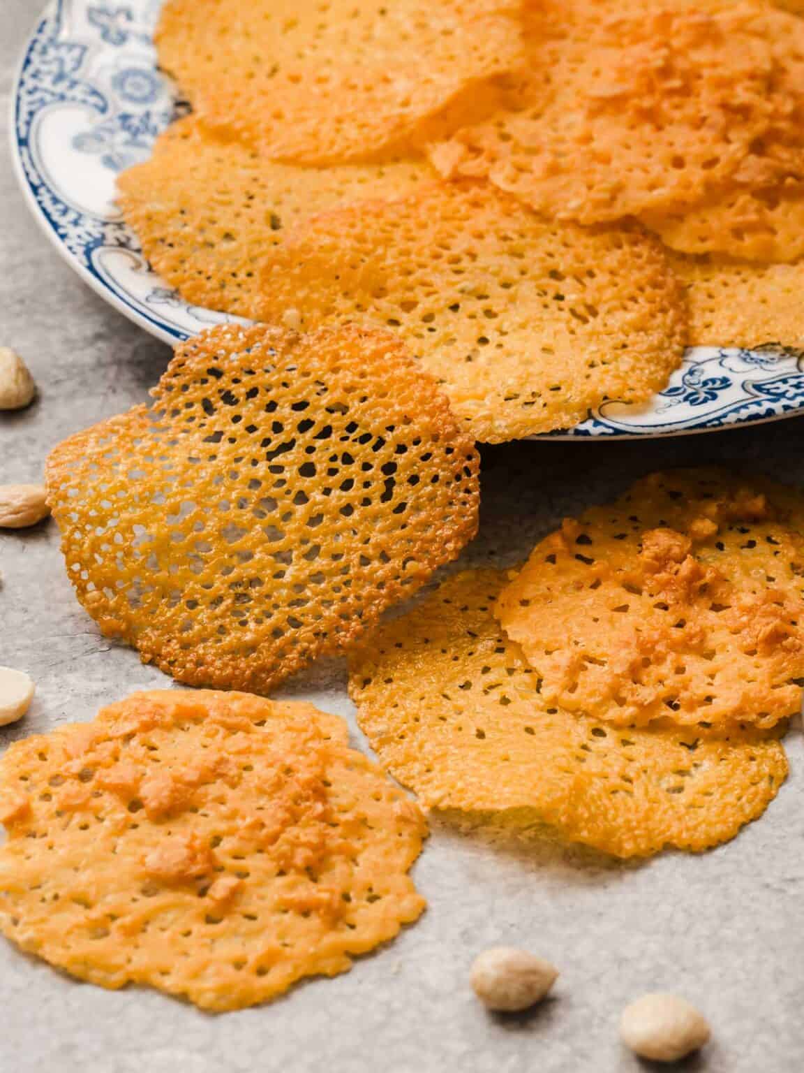 Easy Cheese Crisps Recipe - Celebrations at Home