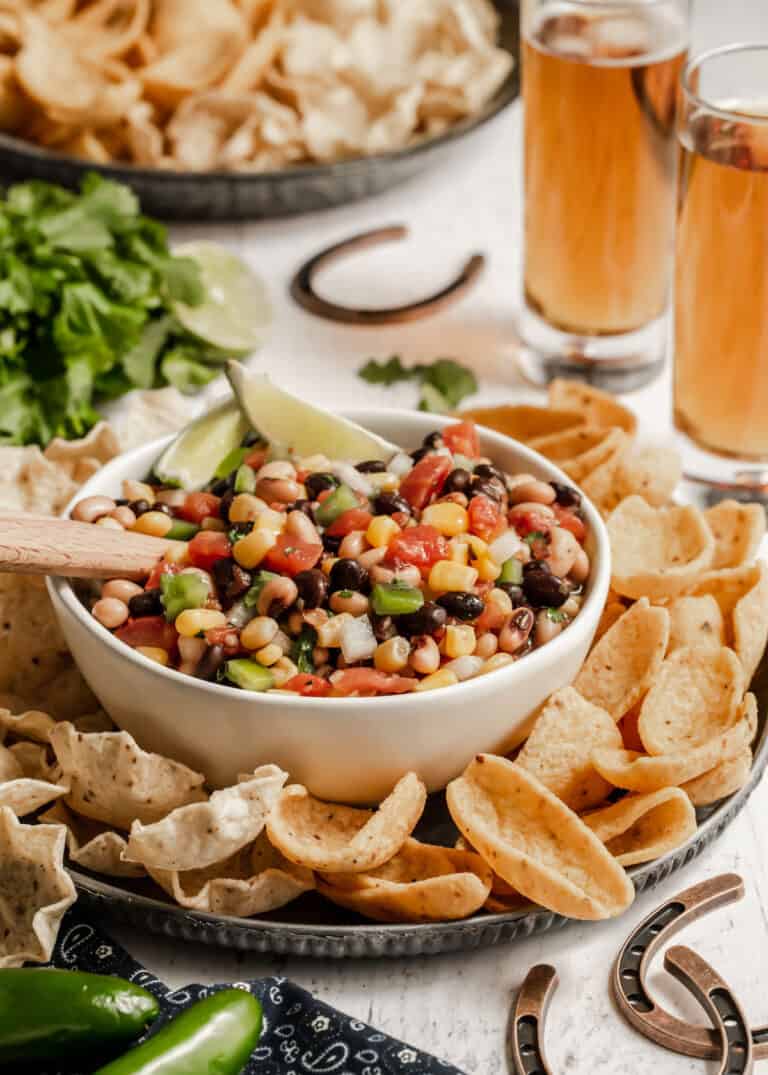 Easy Cowboy Salsa (Redneck Caviar) - Celebrations at Home