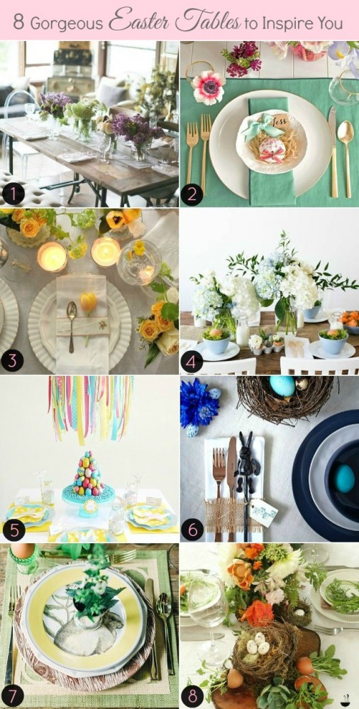 Easter Table Settings - Celebrations at Home