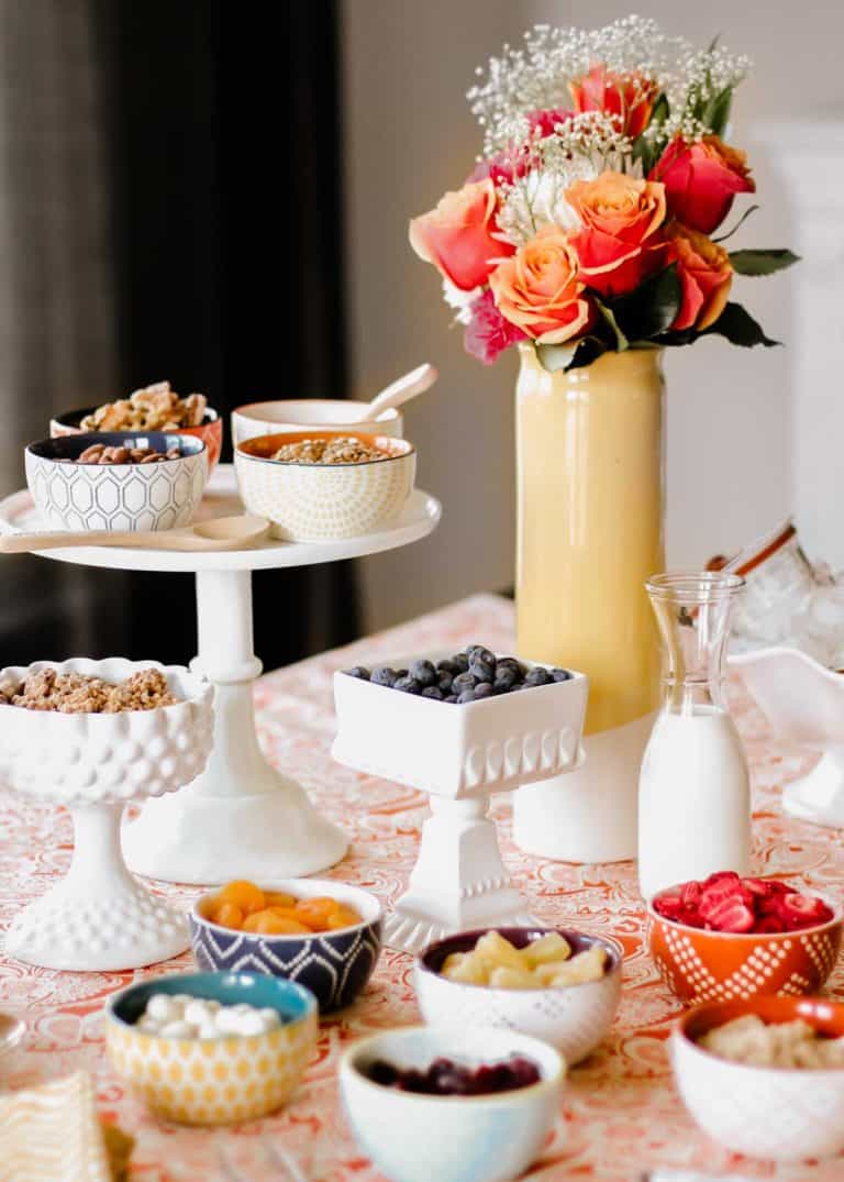 Ultimate Oatmeal Toppings Bar Ideas - Celebrations at Home