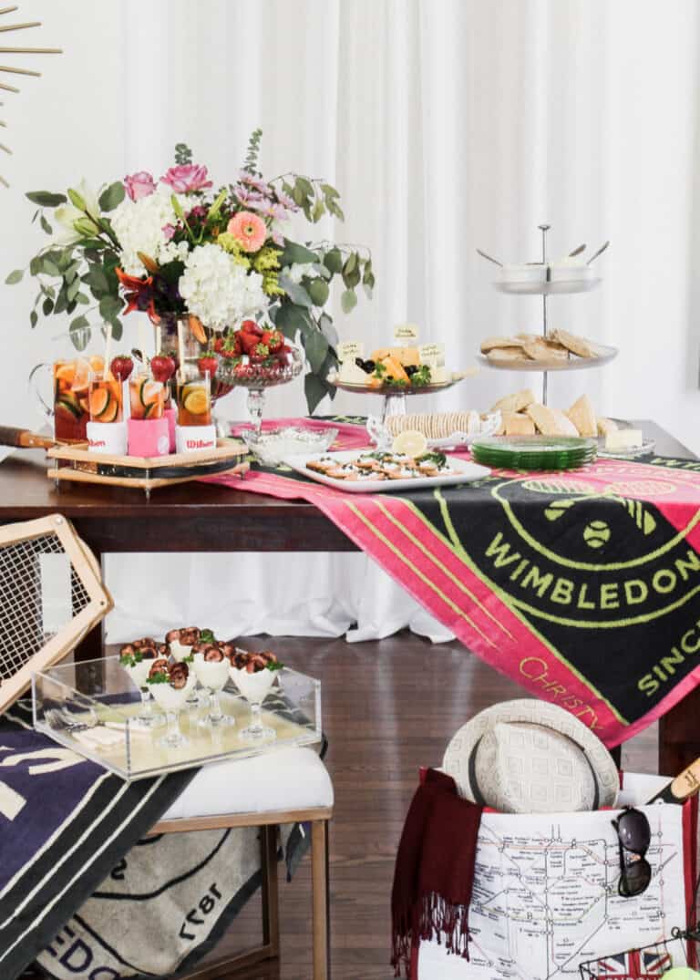 How to Host a Wimbledon Brunch Party: 20 Tips, Ideas & Recipes