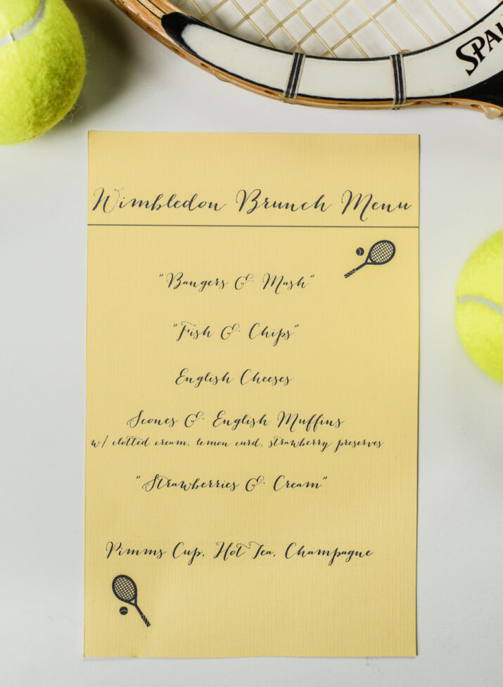 How to Host a Wimbledon Brunch Party: 20 Tips, Ideas & Recipes