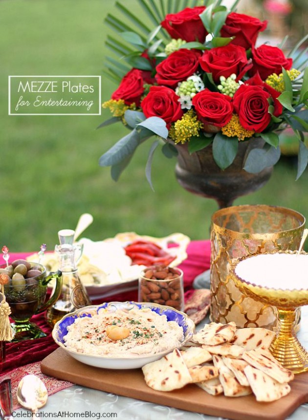 Mezze Plates for a Party - Celebrations at Home