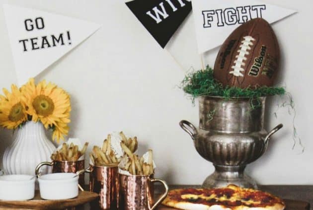 Game Day Party Ideas for Adults - Recipes, Décor, Photos