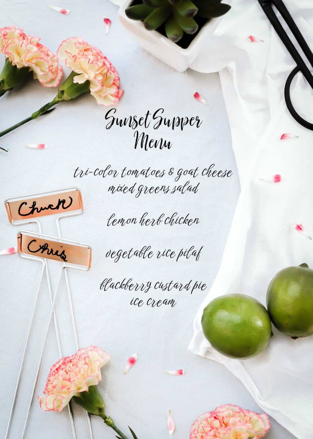 Sunset Supper Party Ideas - Celebrations at Home