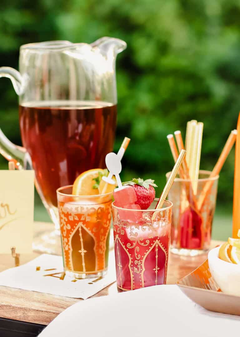 Iced Tea Bar Ideas for a Party - Celebrations at Home