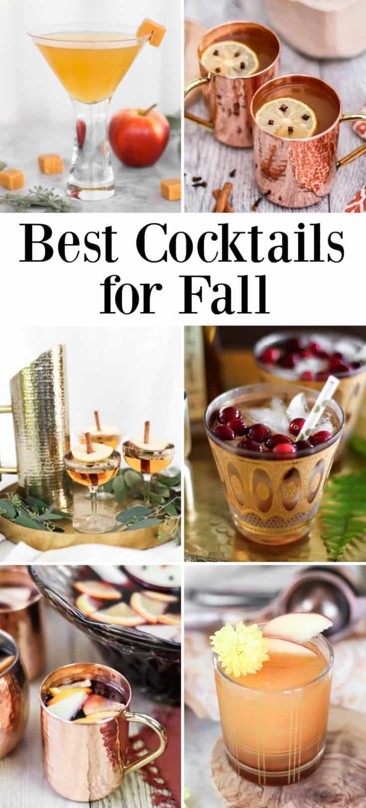 Best Fall Cocktails for Parties - Celebrations at Home