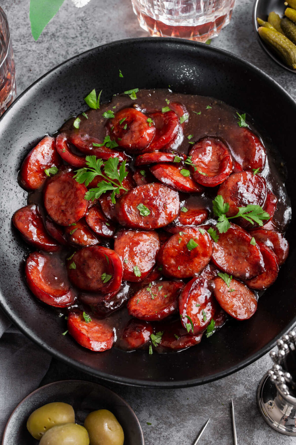 Easy Kielbasa Appetizers (3 ingredients) - Celebrations at Home
