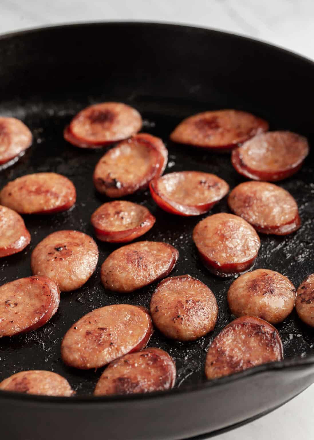 Easy Kielbasa Appetizers (3 ingredients) - Celebrations at Home