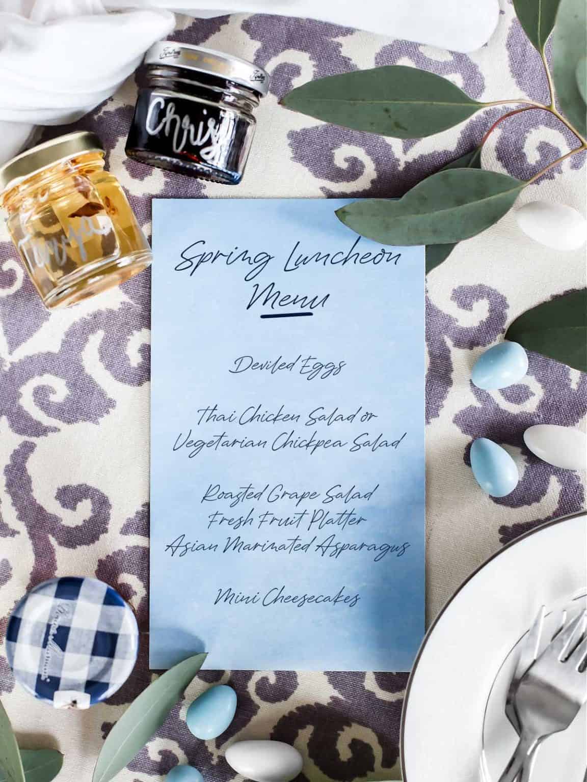 Gorgeous Spring Ladies Luncheon & Tablescape - Celebrations at Home