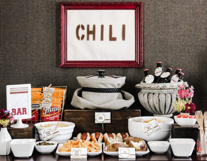 Best Chili Bar Ideas - Celebrations at Home