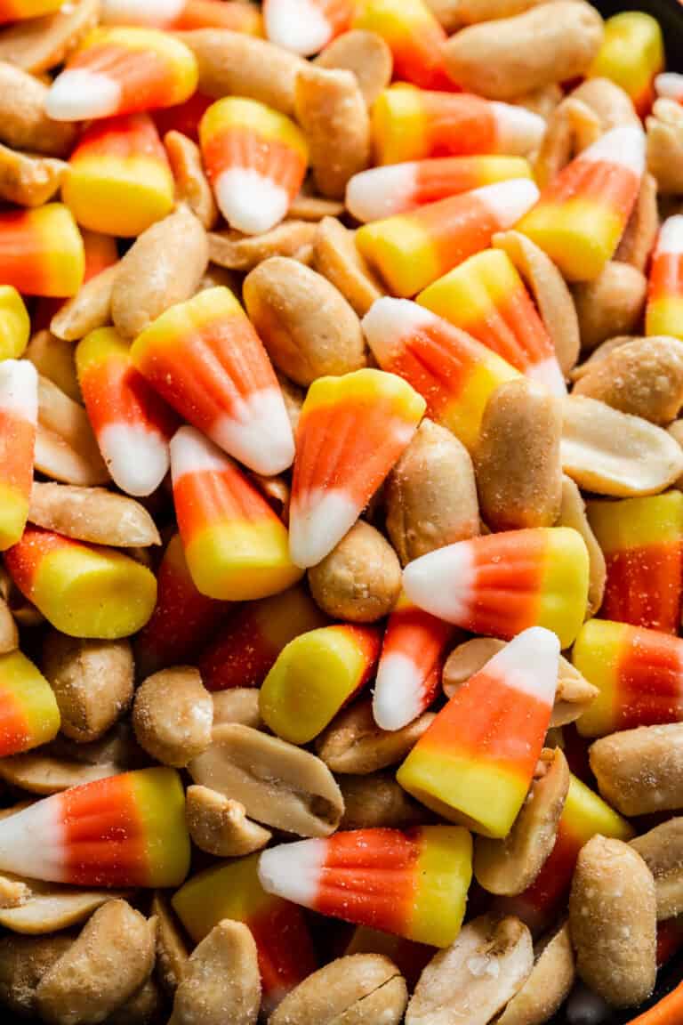 Candy Corn Snack Mix for Fall Parties - Celebrations at Home